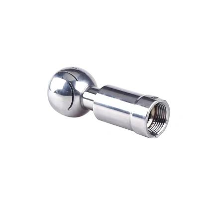 Cina WZ SS 304 316 316L Tri Clamp Sanitary Hose Joint con sfera di pulizia rotativa 360 in vendita