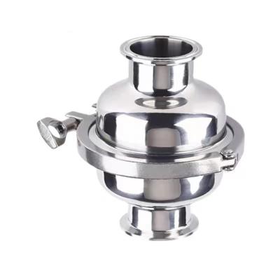 Cina Codice testa cilindrica Acciaio inossidabile 316 304 filtro a sfera tri-clamp igienico per WZ SS in vendita