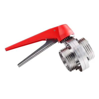 Cina WZ in acciaio inossidabile 304 316 316L Valvola farfalla a filo uguale a 1/8 
