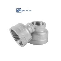China Equal Stainless Steel 201 304 316 Pipe Fitting Npt Threaded Coupling Socket Reducer for sale