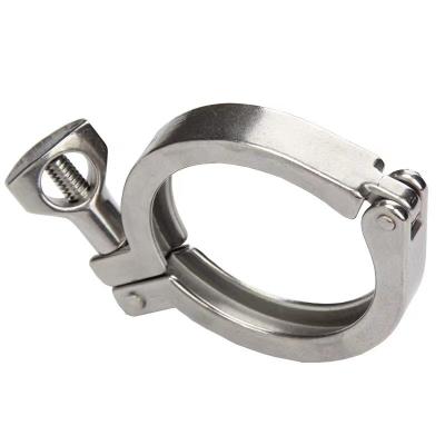 Cina CLAMP Connection Sanitary Stainless SS304 SS316L Tri Clamp Single Pin per il supporto OEM in vendita