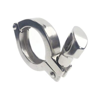 Cina CLAMP Connection Sanitary Stainless SS304 SS316L Tri Clamp Single Pin per il supporto OEM in vendita