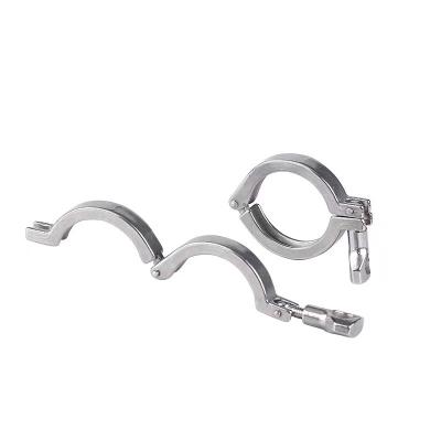Cina CLAMP Connection Sanitary Stainless SS304 SS316L Tri Clamp Single Pin per il supporto OEM in vendita