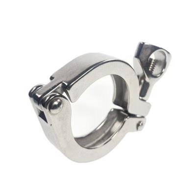 Cina CLAMP Connection Sanitary Stainless SS304 SS316L Tri Clamp Single Pin per il supporto OEM in vendita