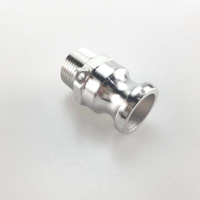 Cina Acciaio inossidabile 304 316 Accoppiamenti rapidi a camlocco di tipo F BSPT NPT a filo per dimensioni uguali in vendita