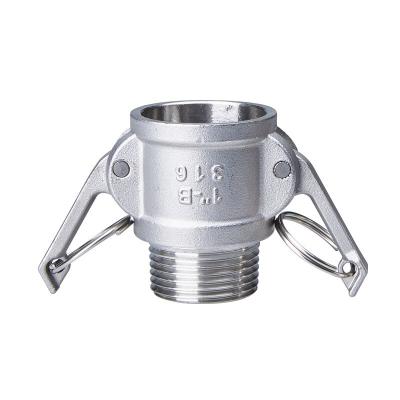 Cina Acciaio inossidabile supportato ODM 304 316 Camlock Quick Coupling Tipo B BSPT NPT Threaded in vendita