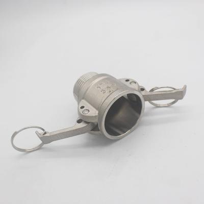 Cina Acciaio inossidabile supportato ODM 304 316 Camlock Quick Coupling Tipo B BSPT NPT Threaded in vendita