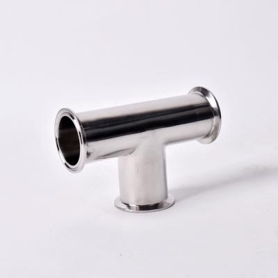 China Conexão de solda personalizada polida SS304/316L Acessórios sanitários presos Redução Tee à venda