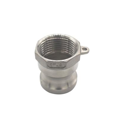 Cina SS 304 316 Collegatori veloci Camlock per olio idrico a gas NPT BSP 1/4