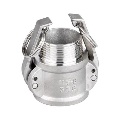 China Conectores rápidos de camelo tipo B para óleo de gás de água NPT BSP 1/4 