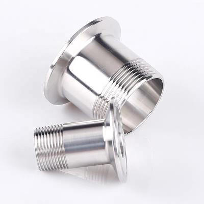 Cina Acciaio inossidabile sanitario 304 Tri Clamp Bsp Tubo Fittings Male Thread Coupling Forgiato in vendita
