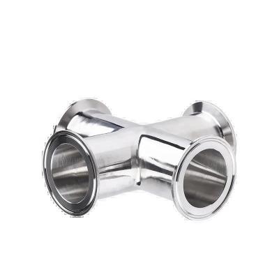 Cina 1/4''-6'' Equal 3A DIN Sanitary Quick-Connect Cross 304 in acciaio inossidabile in vendita