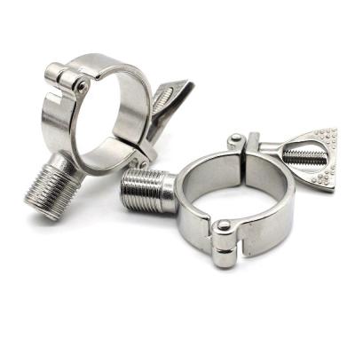 China Grampos de suporte de tubos de fio masculino de cabeça quadrada com conexão rápida à venda