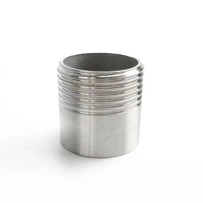 Cina Argento WZ SS316 Maschio barile Nipple NPT BSPP BSPT G Threaded 2