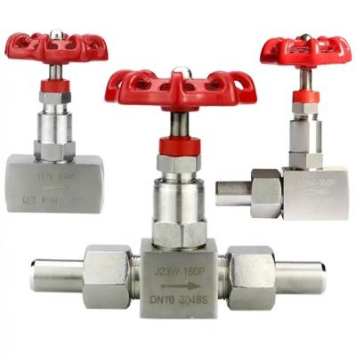 Cina Argento 304 316 in acciaio inossidabile J13W-160P Valvola dell'ago Valvola dell' ago con filo interno in vendita