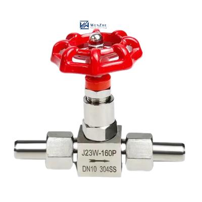 Cina Argento 304 316 in acciaio inossidabile J13W-160P Valvola dell'ago Valvola dell' ago con filo interno in vendita