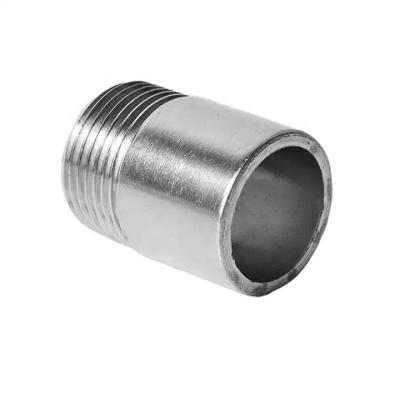 中国 1/4''-4.0' SS316 男性バレル ニップル NPT BSPP BSPT G ロープ付き 2-1/4