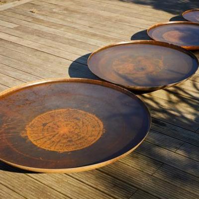 Cina Pozzo bruciante d'acciaio del fuoco di legno di metallo del patio per il giardino in vendita