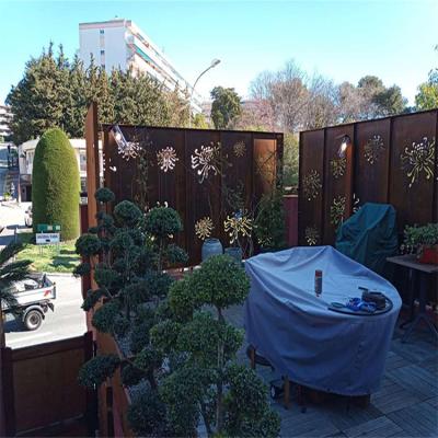 Cina Il laser dell'acciaio di Corten della decorazione del balcone ha tagliato gli schermi Prerusted della segretezza del metallo dei pannelli in vendita