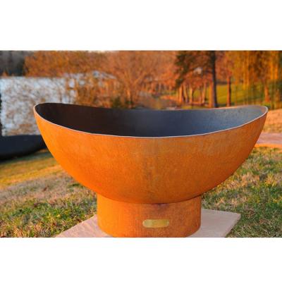 Cina Fuoco d'acciaio bruciante di legno Pit For Patio Decor di Corten in vendita