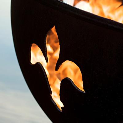 Cina benvenuto del ODM dell'OEM del pozzo del fuoco del patio del braciere del metallo del diametro di 1200mm in vendita