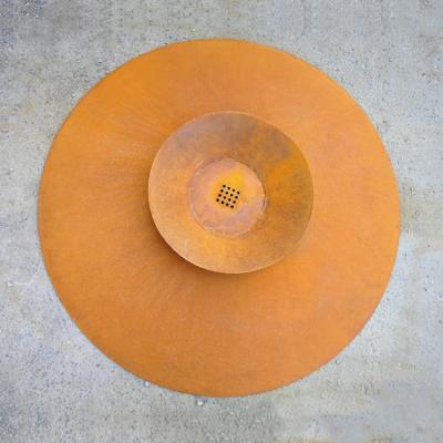 China Fuoco d'acciaio all'aperto Pit Rusty Burner Outdoor For Backyard di Corten for sale