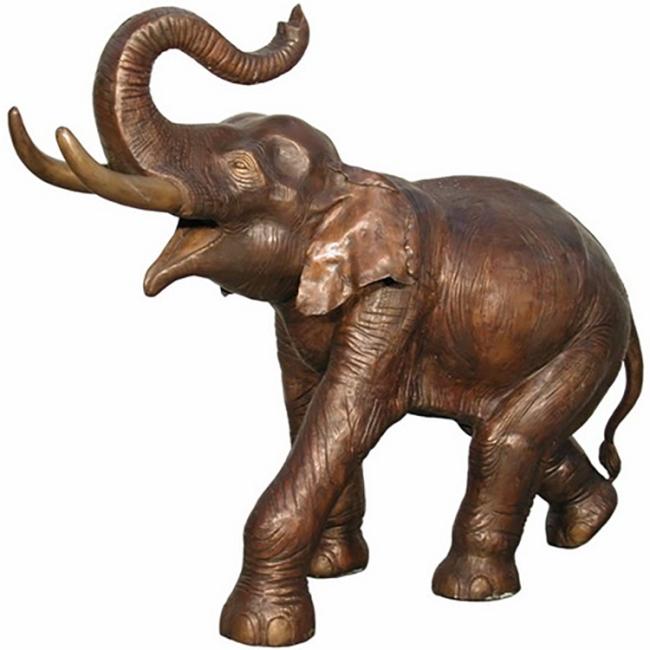 Scultura domestica fondente bronzea su ordinazione dell'elefante del metallo della decorazione della scultura