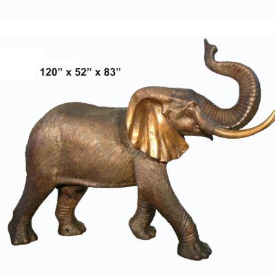 Cina Scultura del giardino dell'elefante del metallo di resistenza della corrosione dell'altezza di 200cm in vendita