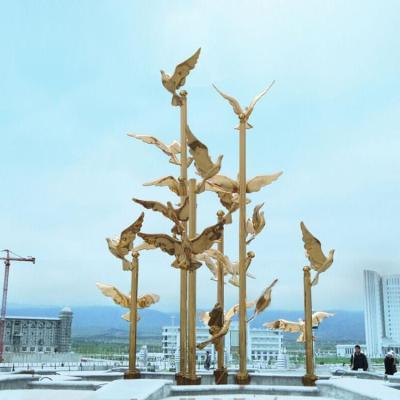 Cina Decorazione all'aperto della scultura rispecchiata tema animale 2m di acciaio inossidabile in vendita