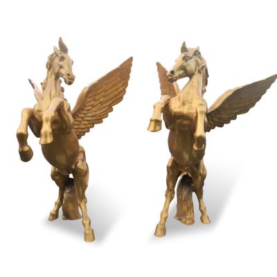 Cina La resina elabora la scultura bronzea all'aperto, ODM dell'OEM spesso d'ottone della scultura 5mm del cavallo in vendita
