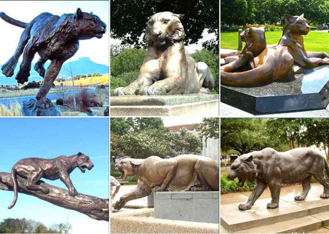 Scultura all'aperto a grandezza naturale del metallo della fabbrica della statua animale bronzea su ordinazione del mestiere