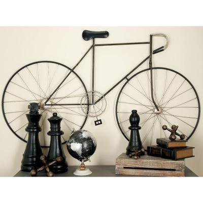Cina Parete a 59 pollici Art Decor Metal Bicycle Wall Art For Living Room del metallo del ferro in vendita