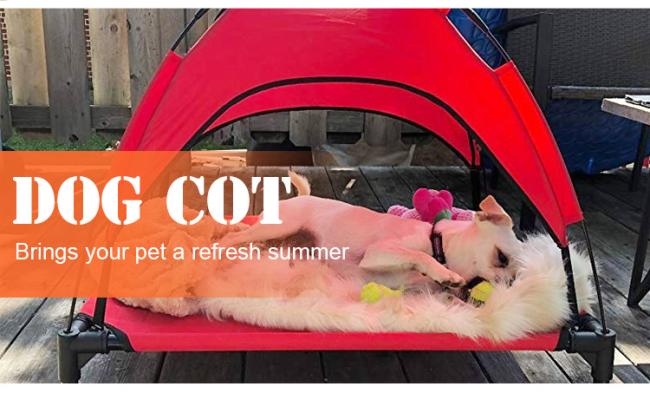 High Quality Portable Detachable and Washable cooling Elevated Pet Dog Cot Bed
