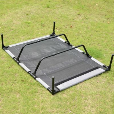 China Brown 18cm Elevated Canopy Dog Bed Moisture Proof Cot for sale