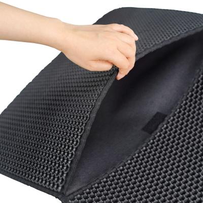 China Capa doble Cat Litter Mat de la PU de la estera los 60cm impermeable plegable del animal doméstico en venta