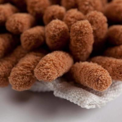 China Bathroom 2.5cm Chenille Pet Mat Non Skid Backing Absorbent for sale