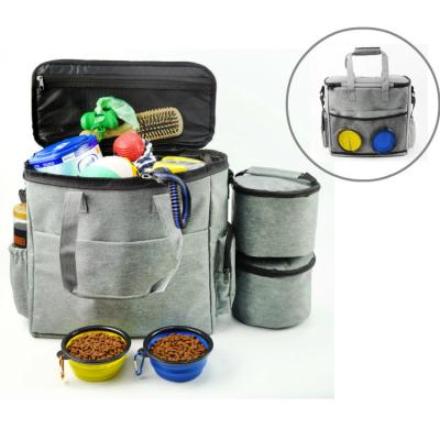 Cina poliestere cationico dello zaino della borsa di trasportatore del cibo per cani 17L di 36.5cm in vendita