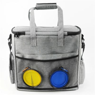 Cina poliestere cationico dello zaino della borsa di trasportatore del cibo per cani 17L di 36.5cm in vendita