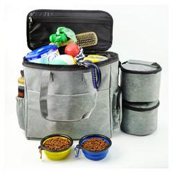 Cina poliestere cationico dello zaino della borsa di trasportatore del cibo per cani 17L di 36.5cm in vendita