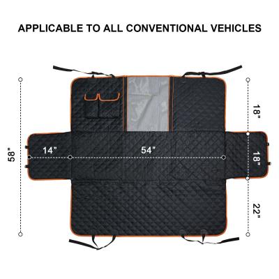 China Rear Seat Dog Seat Cover Suv Waterproof Pet Dog Seat Cover 100% Scratch And Skid Proof for sale