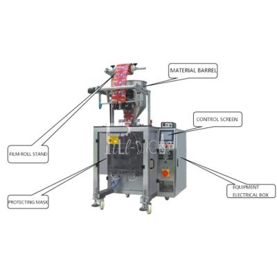 China Paste Sachet Pouch Filling Sealing Packing Machine Automatic 1 Line 3 Sides for sale