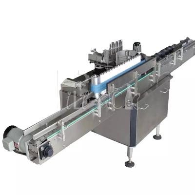 China 3000BPH koude van de de Etiketteerdersmachine van de Lijmfles Automatische Ronde Rechte Horizontaal volledig for sale