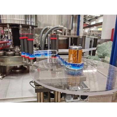China Rotary OPP Bottle Labeller Hot Glue Melt Labeling Machine equipment Label Applicator for Plastic Bottle Water Factory for sale