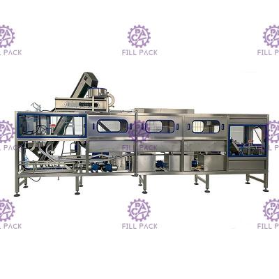 China Complete 200BPH automatic 18.9L 5 gallon pure water production line filling bottlling machine for sale
