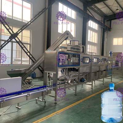 China 200BPH 5 Gallon 18.9L Water Filling Machine Line System Semi  Auto for sale