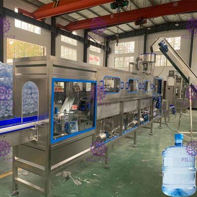 China One Road 380v Gallon Filling Machine Pure Water Washing 200bph for sale