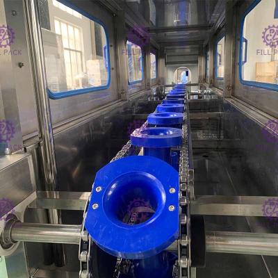 China Hot Alkaline Water Washing 200BPH Gallon Filling Machine for sale