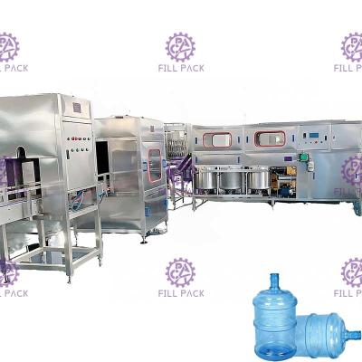 China 300 BPH SUS 316 Monoblock 5 Gallon Water Bottling Machine for sale