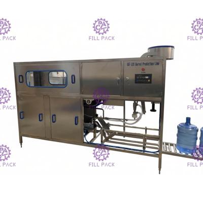 China Automatic 5mm Level 120BPH Gallon Filling Line PLC Control for sale