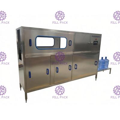 China Nanfang Pump Rinsing 120 BPH Gallon Bottle Filler for sale